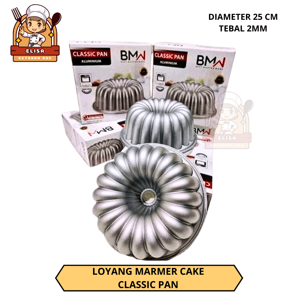 Jual LOYANG MARMER BROWNIES CAKE LOYANG BOLU MARMER SULTAN CLASSIC PAN ...