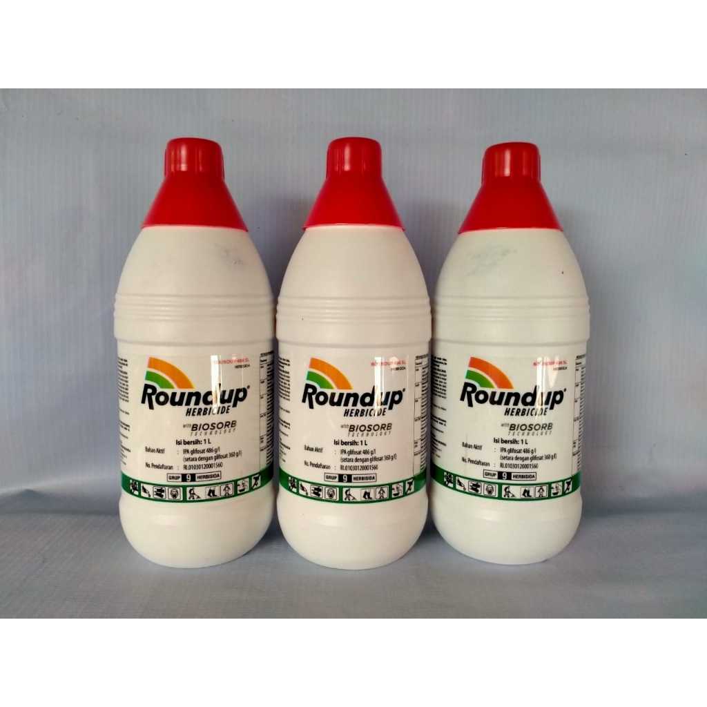 Jual Herbisida ROUNDUP 486 SL with Biosorb Technology 1 Liter Glifosat ...