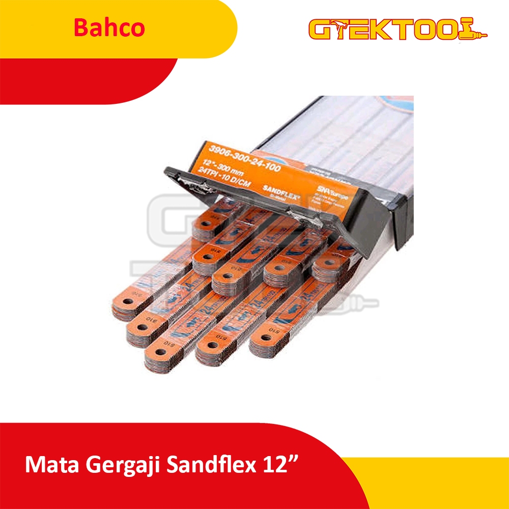 Jual Mata Gergaji Sandflex 12 inch 18 24 TPI Gergaji Besi Bahco ...