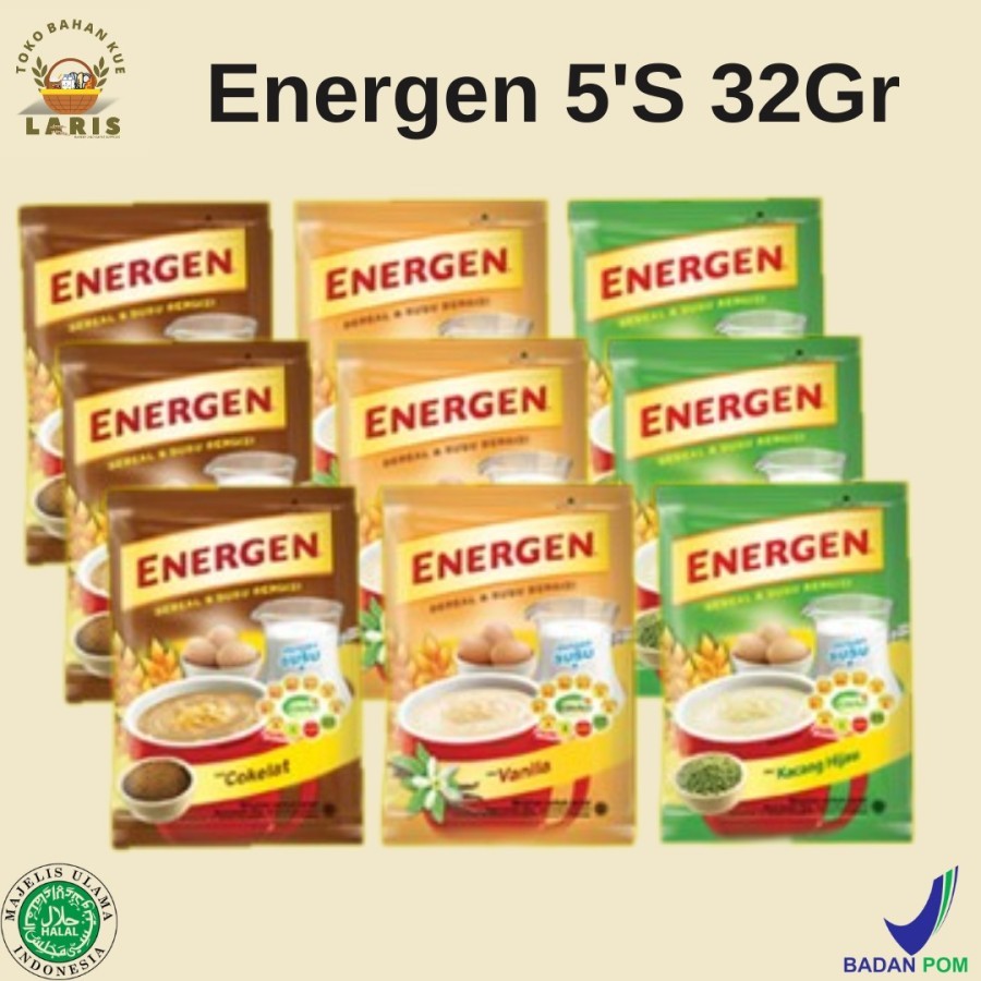Jual ENERGEN 5@32 GRAM | Shopee Indonesia