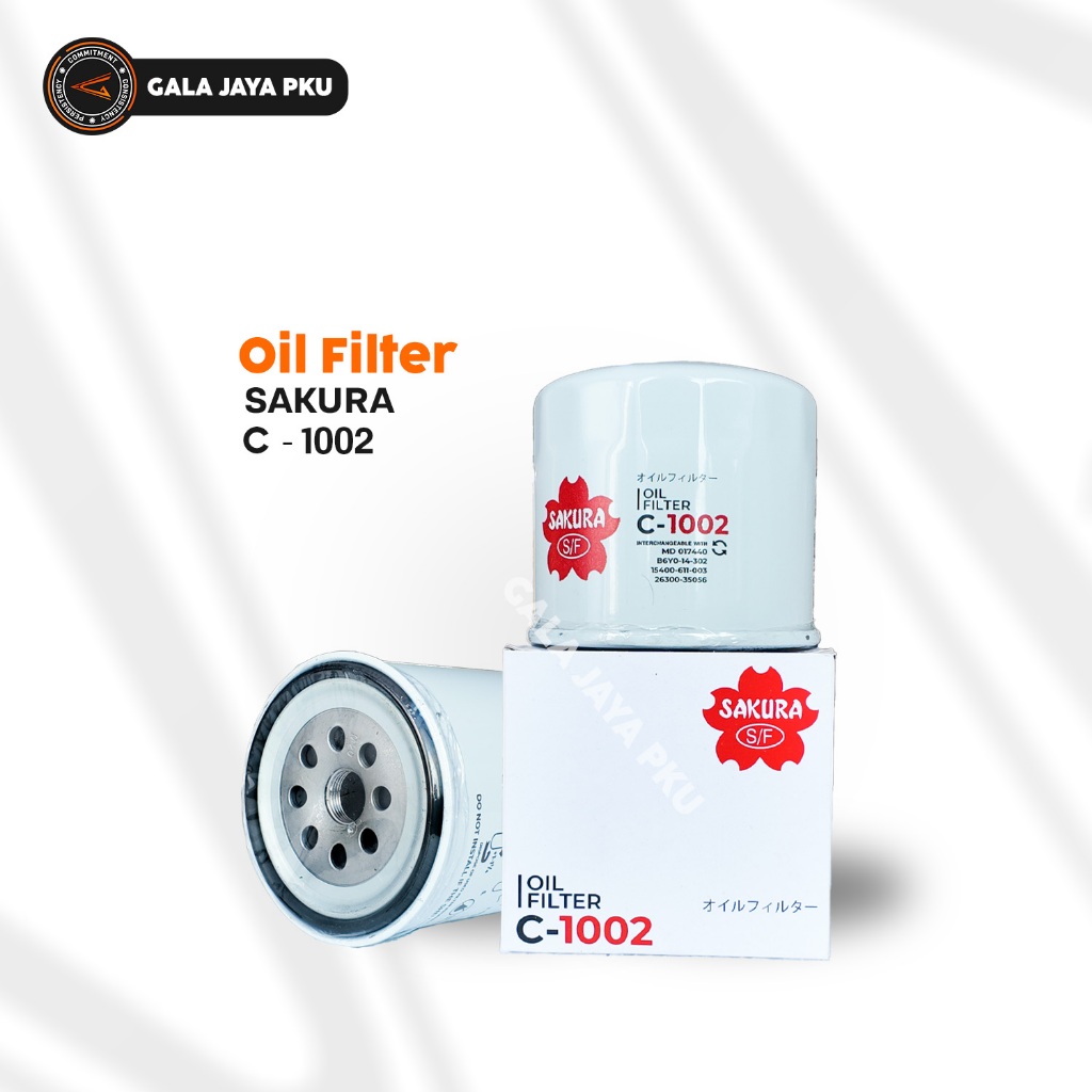 Jual Sakura | C-1002 | Oil Filter | Filter Oli | Sparepart | Alat Berat ...