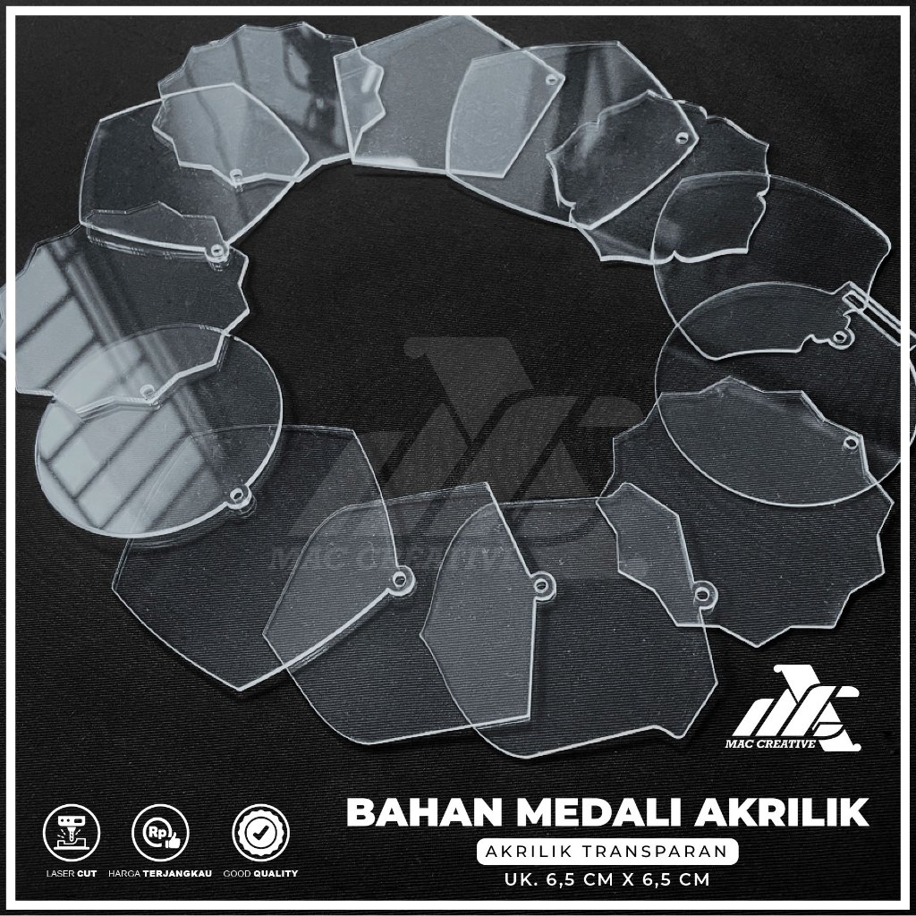Jual BAHAN MEDALI - MEDALI WISUDA AKRILIK - MEDALI AKRILIK POLOS ...
