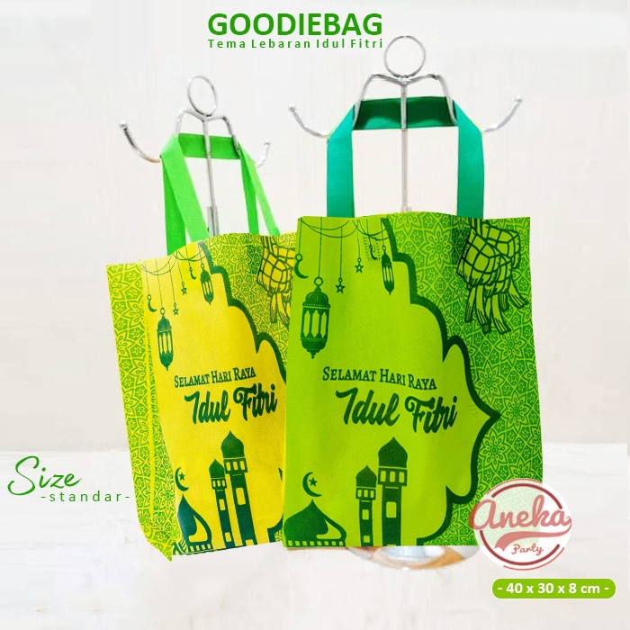 Jual ( isi 12 ) Tas Parsel Idul Fitri standar grosir / Goodie Bag Idul ...