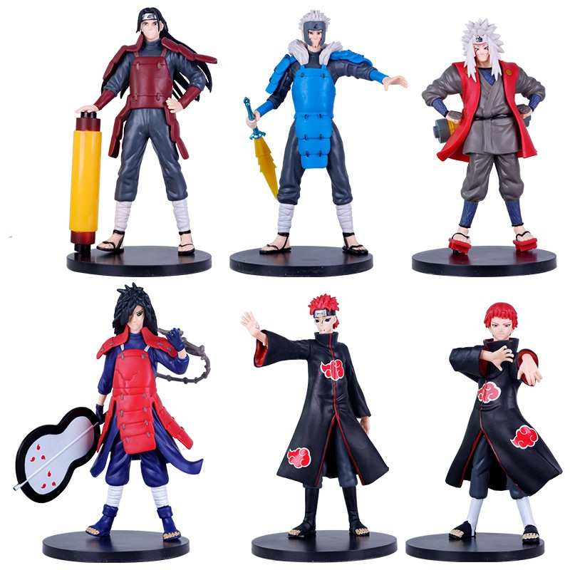 Jual Kit 6 Boneka Naruto 18Cm Boneka Naruto Uzumaki Sasuke Kakashi ...