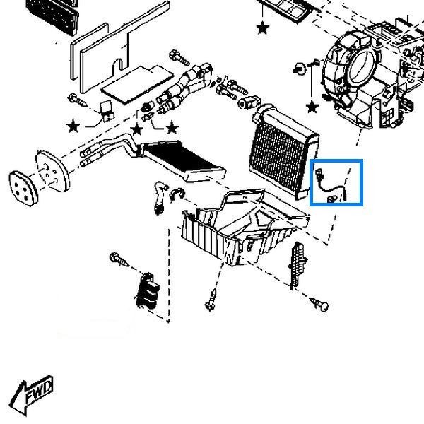 Jual Thermistor Heater Mazda 2 CX3 Skyactiv Sensor EVP | Shopee Indonesia