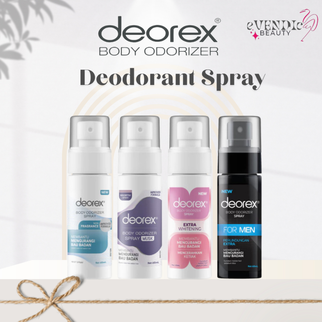 Jual READY Deorex New Body Odorizer Spray Menghilangkan Bau Badan 60ml ...