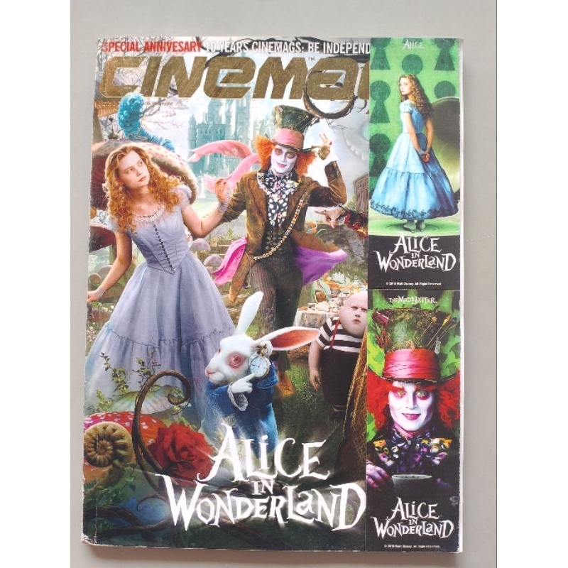 Jual MAJALAH CINEMAGS MAGAZINE ALICE IN WONDERLAND | Shopee Indonesia