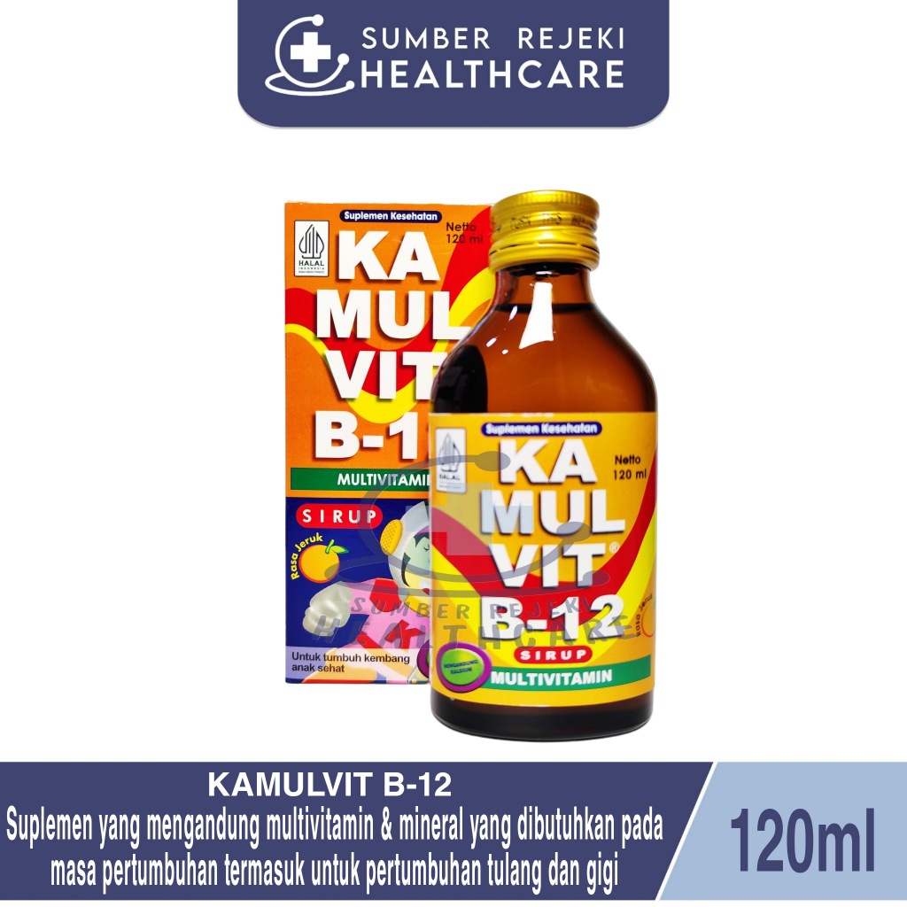Jual Kamulvit B12 Sirup 120ml (per Botol) | Shopee Indonesia