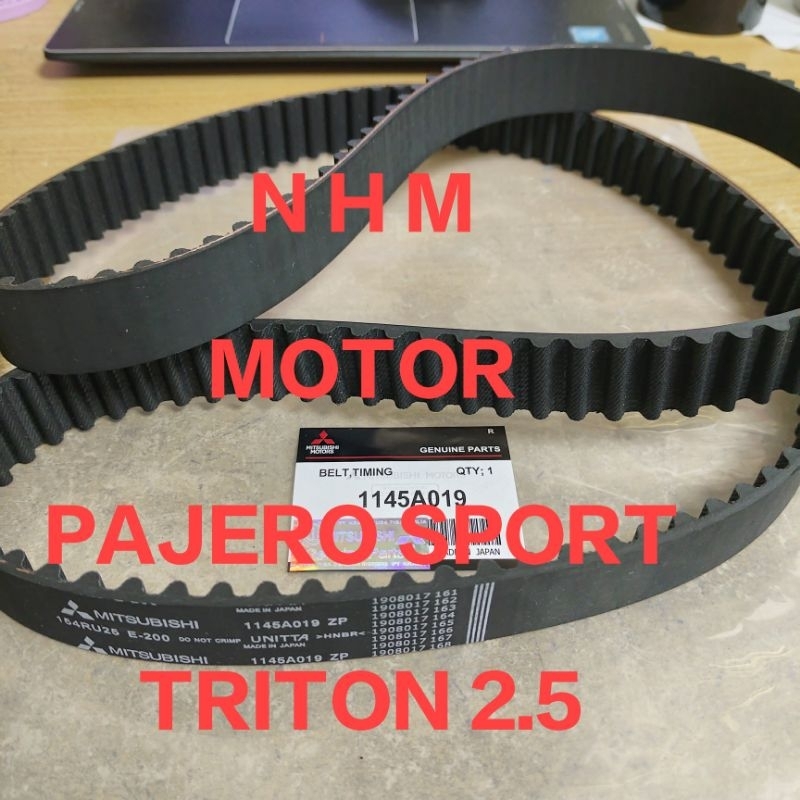 Jual Timing Belt PAJERO SPORT Triton 2.5 long/panjang JAPAN | Shopee ...