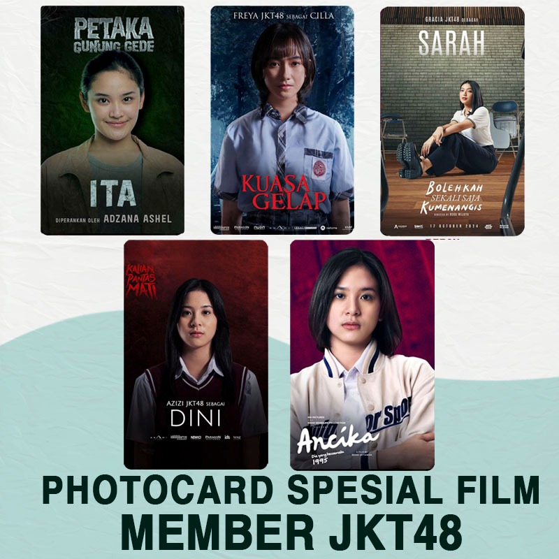 Jual PC Photocard Freya JKT48 Kuasa Gelap - Gracia - Ashel - Zee JKT 48 Bahan Tebal 2 Sisi Cetak ...