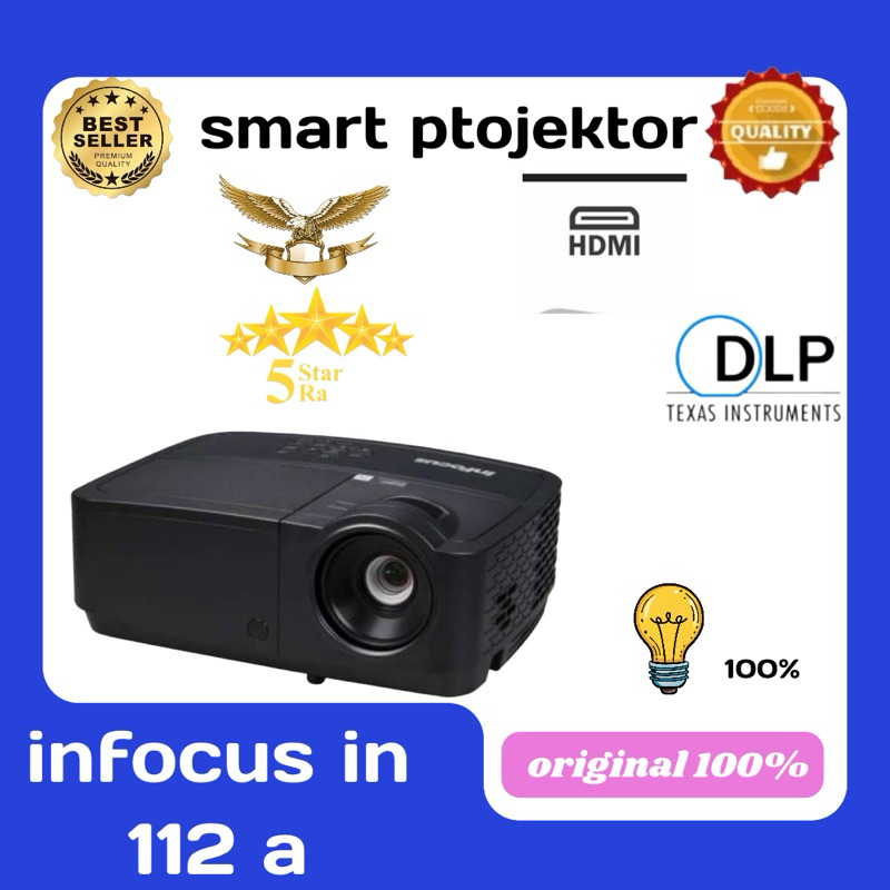 Jual Proyektor Infocus IN112A Brightness 3000 AnsiLumens HDMI | Shopee ...