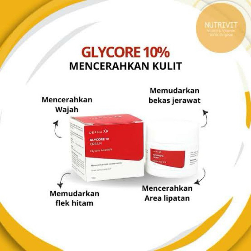 Jual GLYCORE 10 CREAM KEMASAN TERBARU!! | Shopee Indonesia