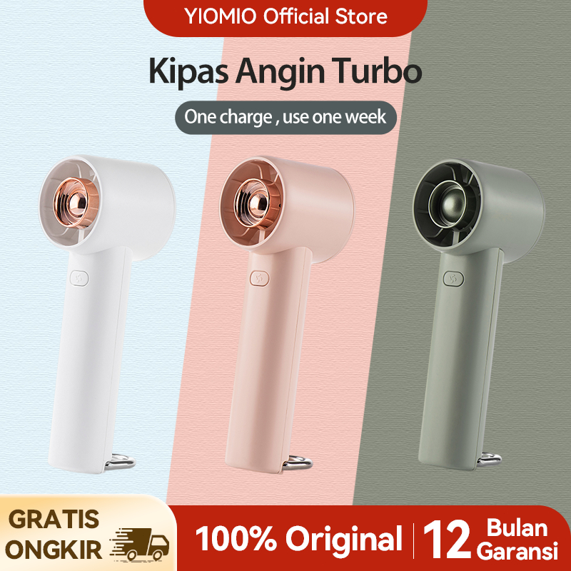 Jual YIOMIO Kipas Mini Portable kipas tangan Handheld Rechargeable ...
