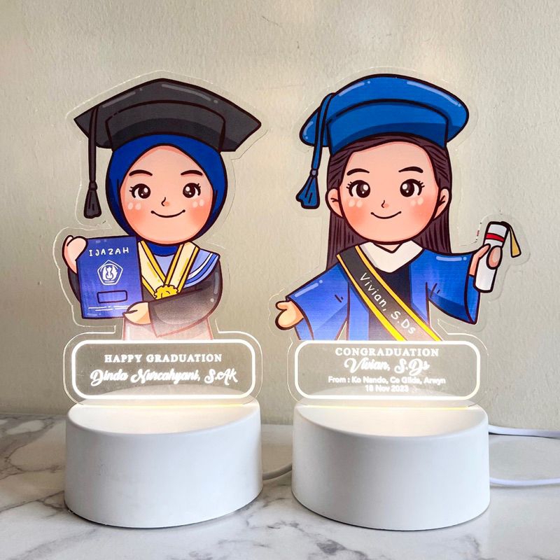 Jual Piala Akrilik Custom lampu tidur | Shopee Indonesia