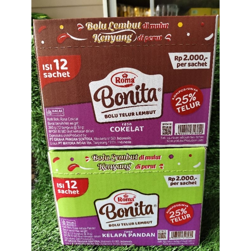 Jual BOLU BONITA KEMASAN BOX ISI 12PCS | Shopee Indonesia