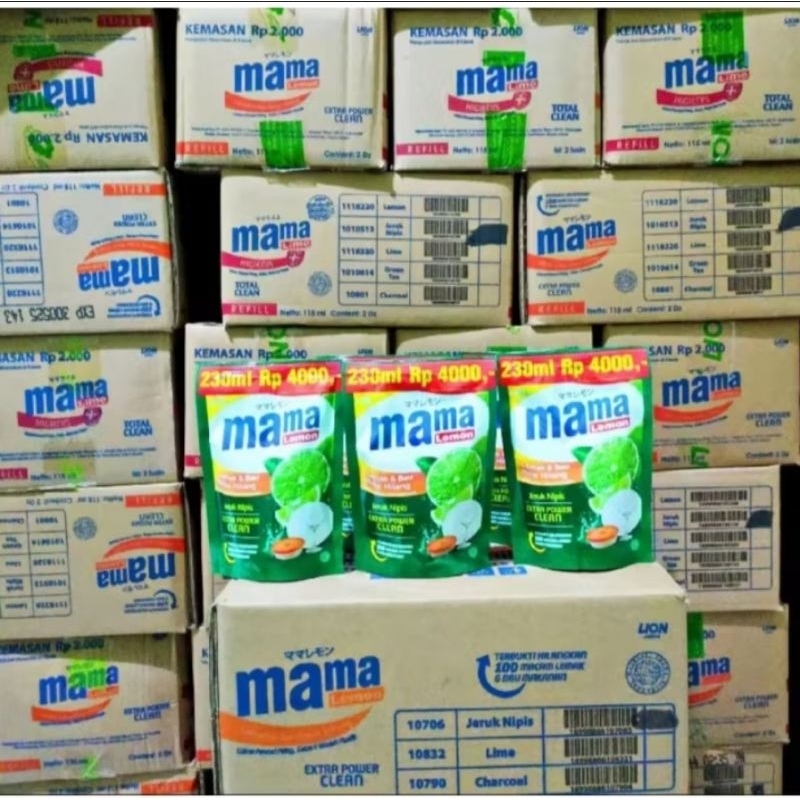 Jual Mama Lemon Eceran 4000an 1 Dus isi 24 pcs @230ml | Shopee Indonesia