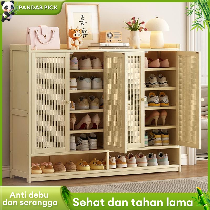 Jual Lemari Sepatu Box Sepatu Lemari Sepatu Kayu Rak Sepatu Susun ...