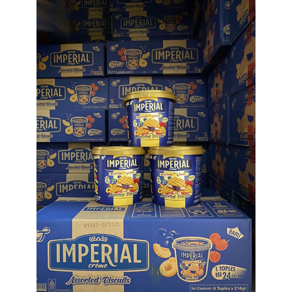 Jual IMPERIAL CREAM JAR ASSORTED BISCUIT | Shopee Indonesia