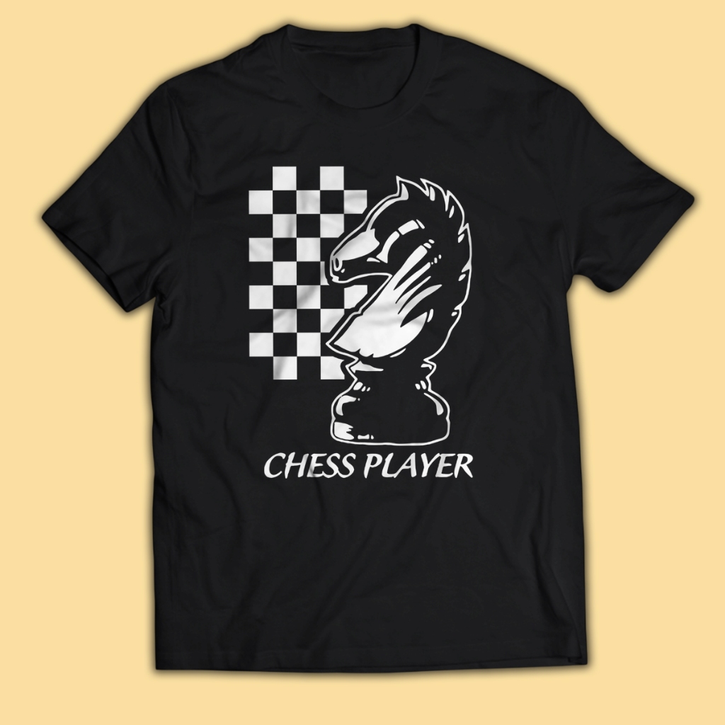 Jual Kaos Pria CHESS PLAYER Komunitas Catur Dewasa Baju Atasan Unisex ...