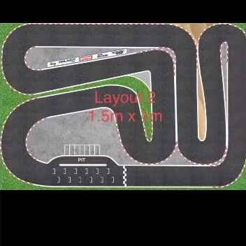 Jual Track Turbo RC 1/76 Layout 2 Ukuran 2x1.5M | Shopee Indonesia