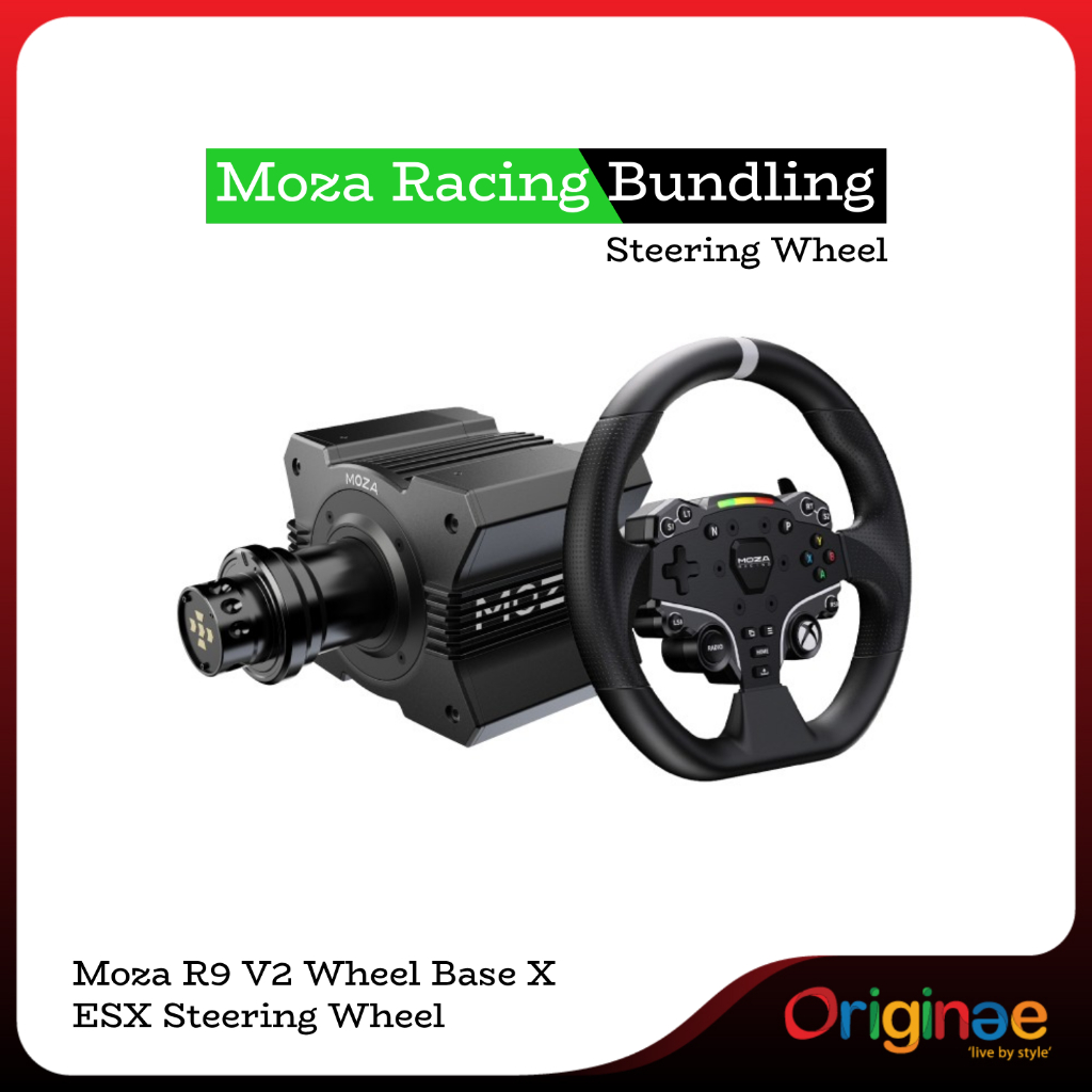 Jual MOZA Racing R9 V2 with ESX Steering Wheel - Racing Simulator Bundle | Shopee Indonesia