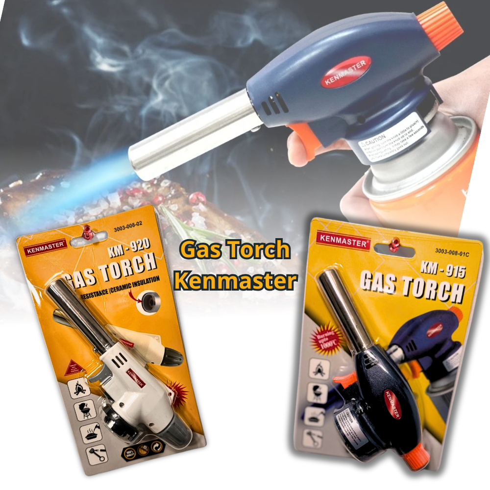 Jual Portable Gas Torch KENMASTER - Flame Gun - BBQ Blow Torch - Korek Api Pematik Mancis Gas ...