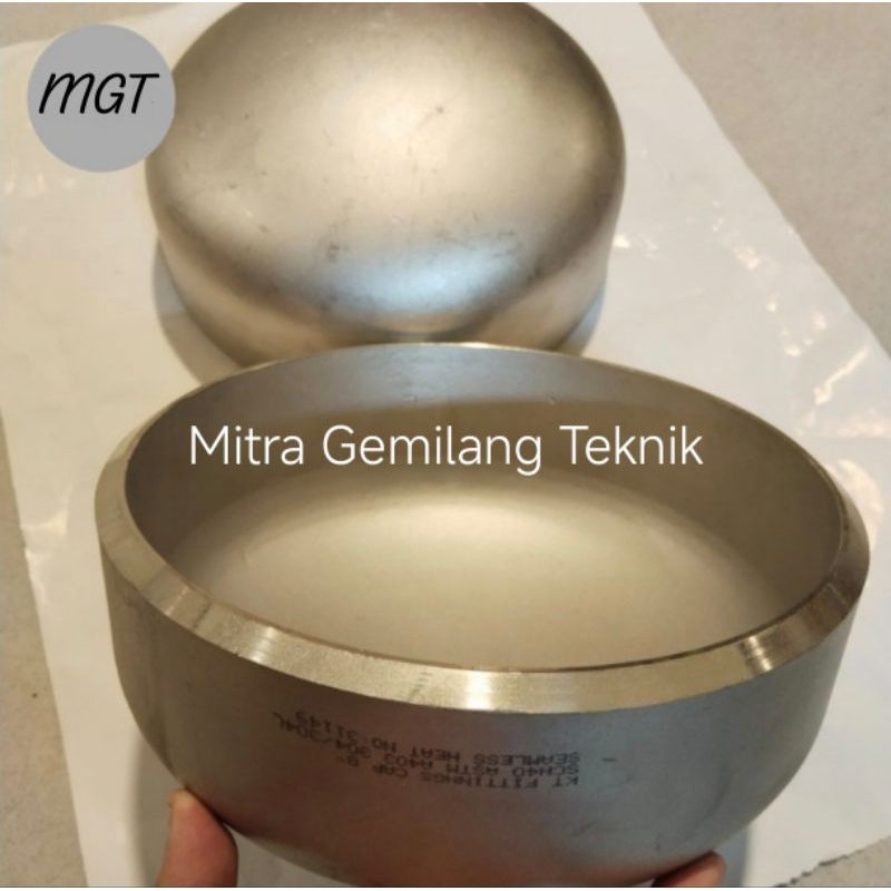 Jual Dop / End Cap Las Stainless SS304 Sch40 Ukuran 1 1/2" inch / DN40 ...