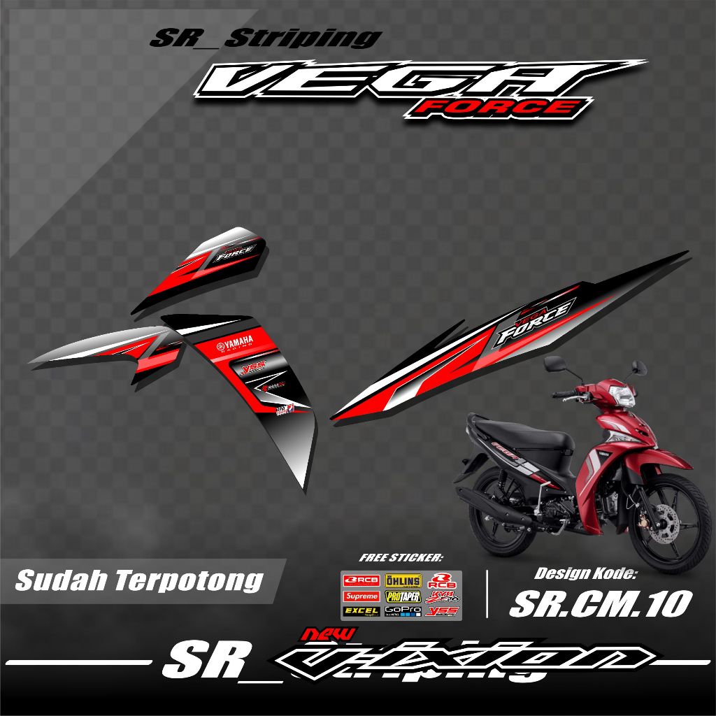 Jual Striping Vega Force / Variasi Vega Force / Vega Force / Stiker ...