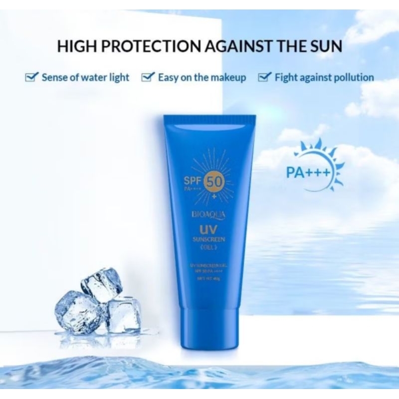 Jual BIOAQUA UV SUNSCREEN GEL SPF 50 PA++++ 50GR | Shopee Indonesia
