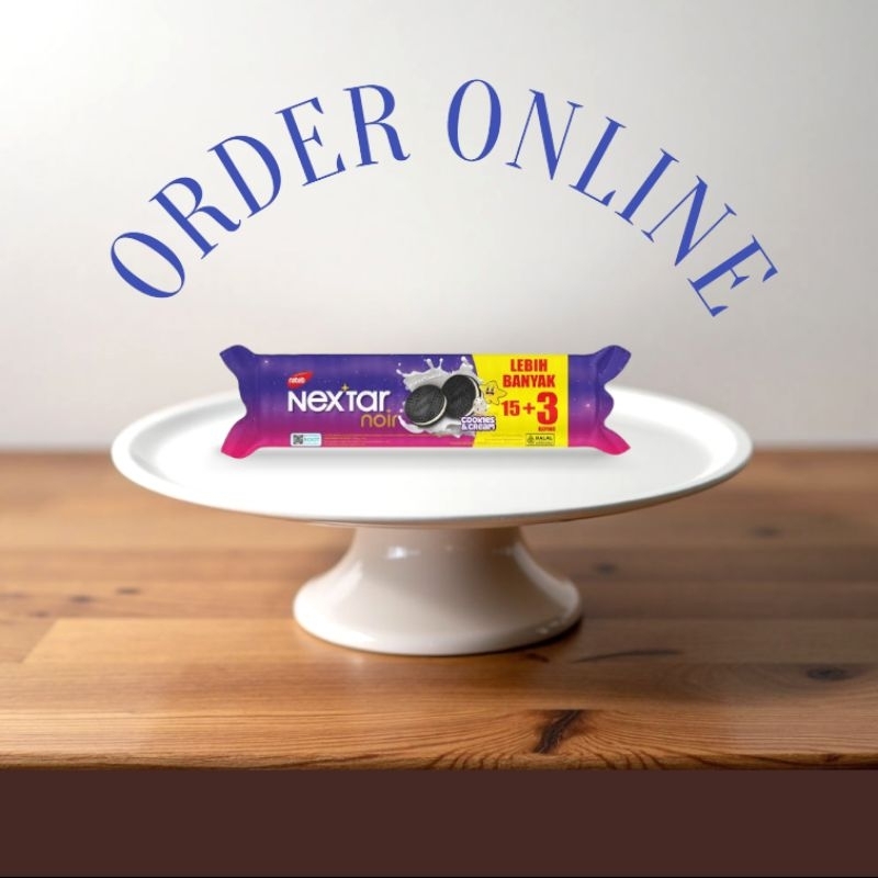 Jual Nextar Noir biskuit cookies cream 144g | Shopee Indonesia