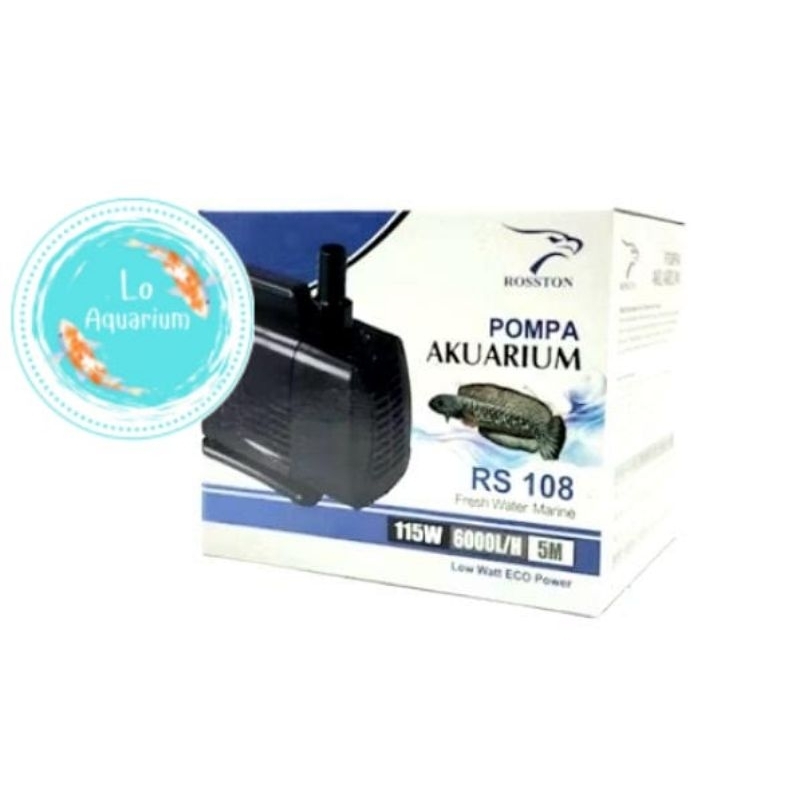 Jual ROSSTON RS 108 Pompa Air Celup Water Pump Aquarium Low Watt ...
