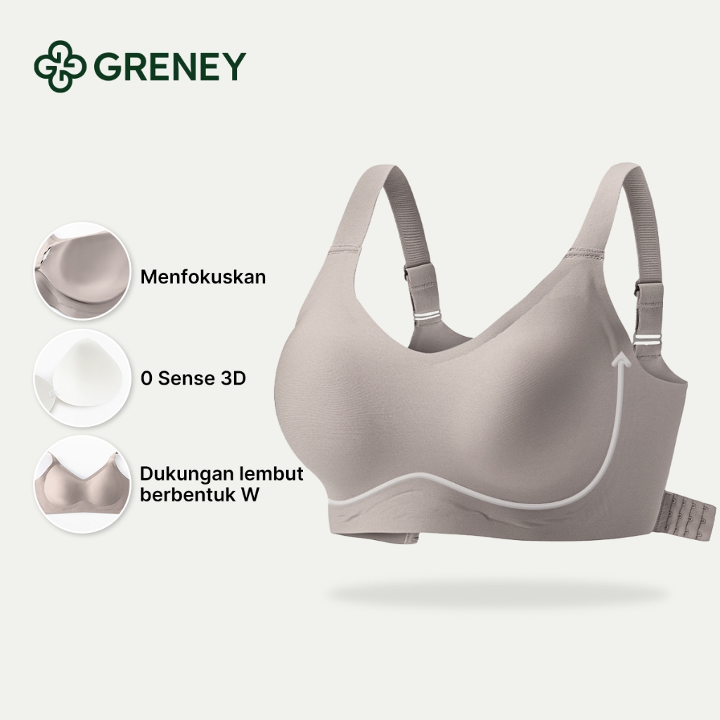 Jual GRENEY-Gbras-Bra Bigsize Tali Bra Lebar Bergesper Pakaian Dalam ...