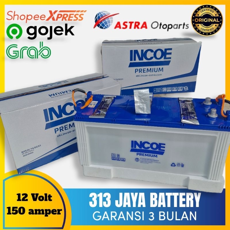 Jual AKI INCOE PREMIUM N150 / 145G51 ( 150 amper ) | Shopee Indonesia