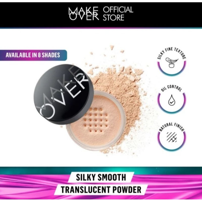 Jual Makeover Silky Smooth Translucent Powder | Shopee Indonesia