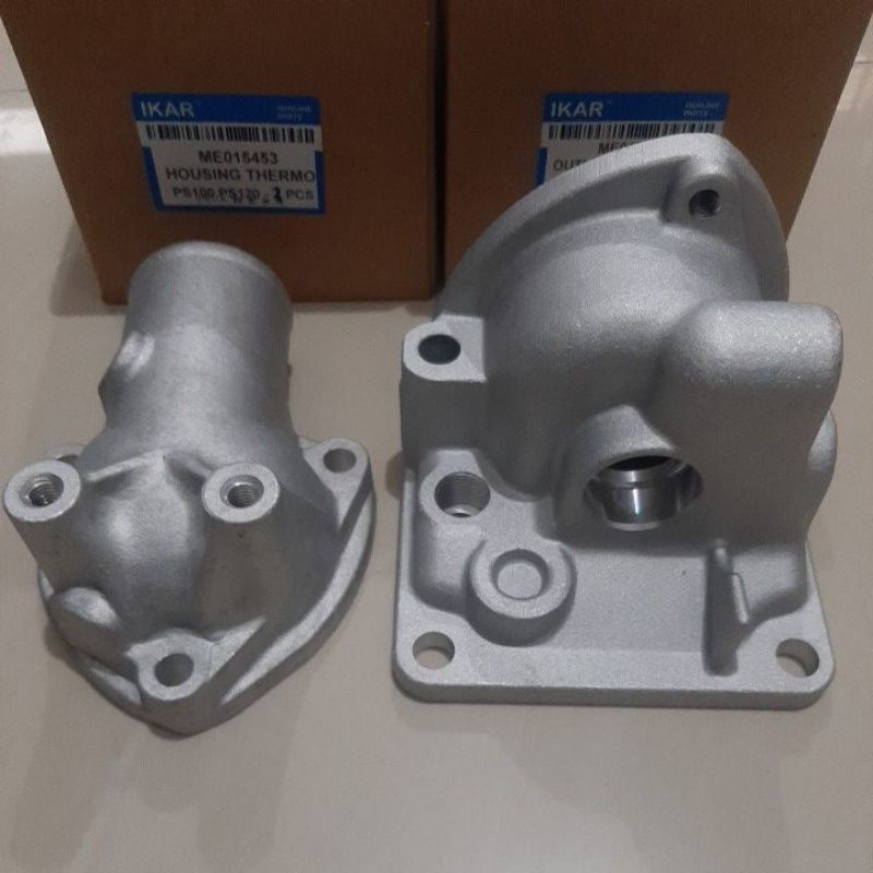 Jual 1Set TUTUP + DUDUKAN THERMOSTAT/COVER THERMO MITSUBISHI CANTER PS125/COLT DISEL PS100/PS120 ...