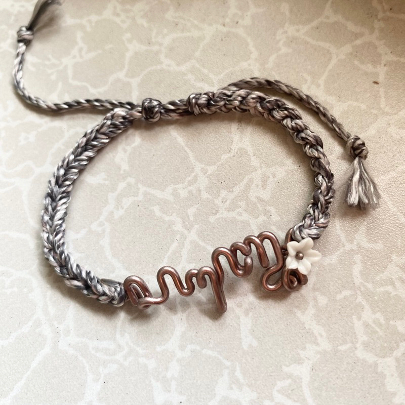 Jual Salmahar - GELANG AKSARA TALI RAJUT | Shopee Indonesia