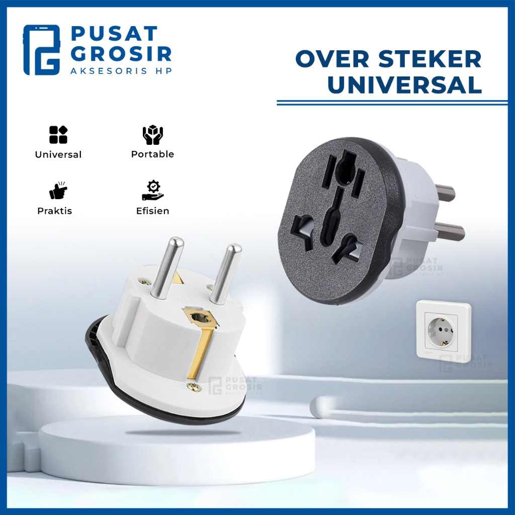 Jual Over Steker Universal colokan sambungan stop kontak adapter ...