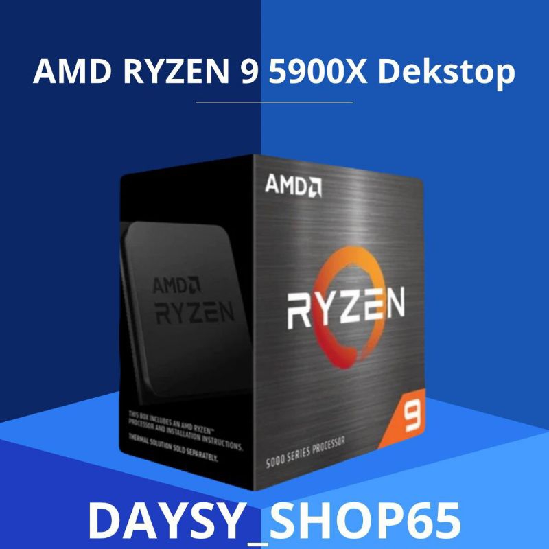 Jual AMD RYZEN 9 5900X | Processor AMD AM4 ZEN 3 Vermeer 12 Core Threads | Shopee Indonesia