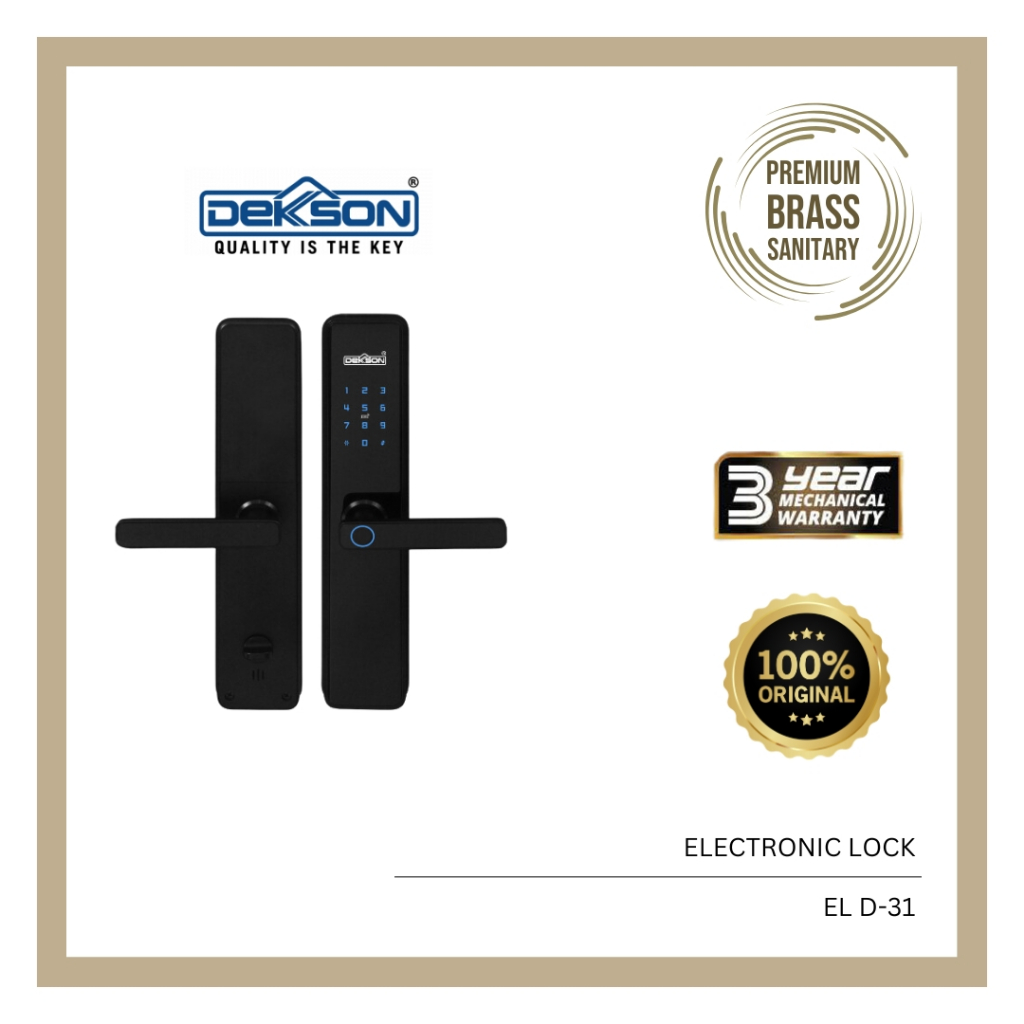 Jual ELECTRONIC LOCK DEKKSON EL - D31 | Shopee Indonesia