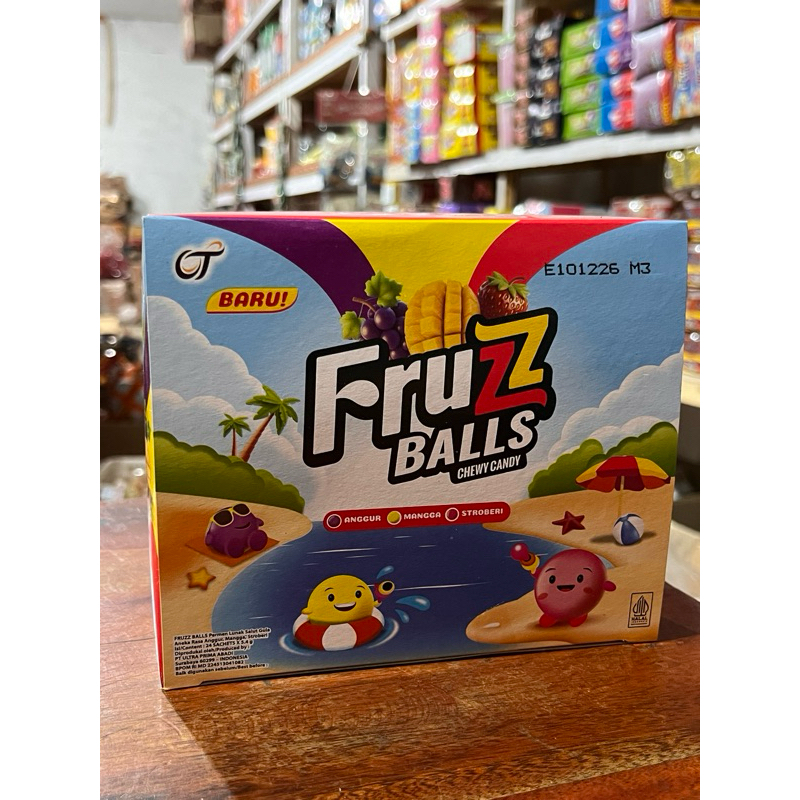 Jual Fruzz Balls Chewy Candy isi 24 pcs | Shopee Indonesia