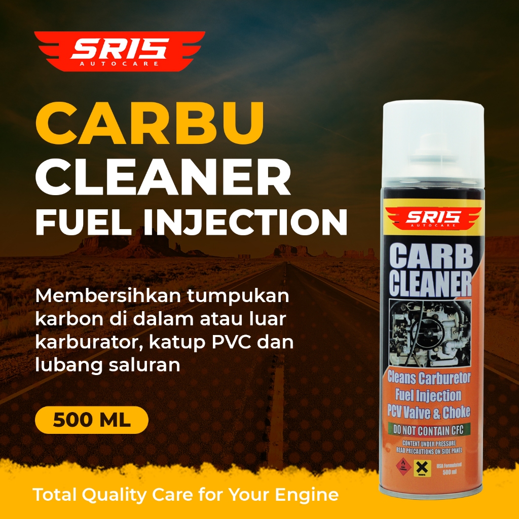 Jual SR15 Carburator Spray Injector Cleaner 500ml Carb Choke Pembersih ...