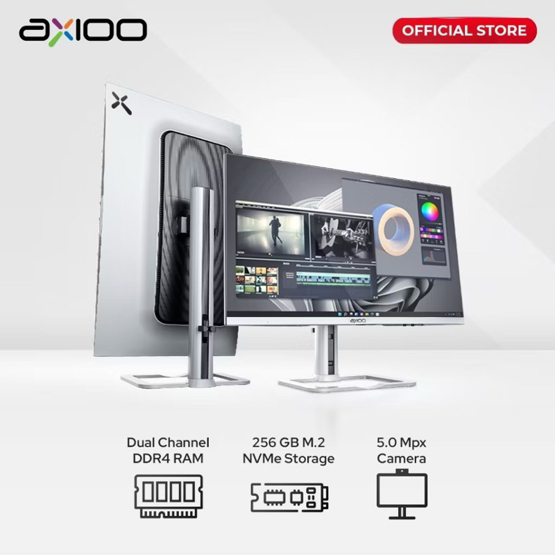 Jual Axioo All in One PC Hype Flex 5 Intel i5-1235U/8GB/256GB/FHD 23 ...