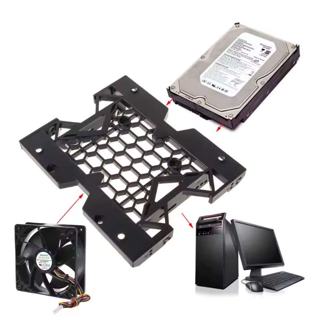 Jual 5.25 inch SSD to 3.5in Hard Drive Adapter Internal Drive Bay ...