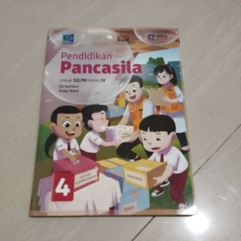 Jual BUKU ORI BUKU PENDIDIKAN PANCASILA KELAS 4 SD PENERBIT GRAFINDO KURIKULUM MERDEKA | Shopee ...
