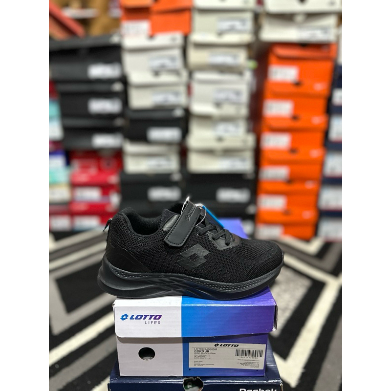 Jual Sepatu Lotto Cord Full Black Original BNIB Resmi | Shopee Indonesia