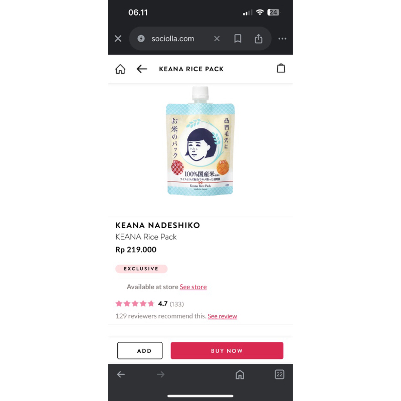 Jual Keana Rice pack | Shopee Indonesia