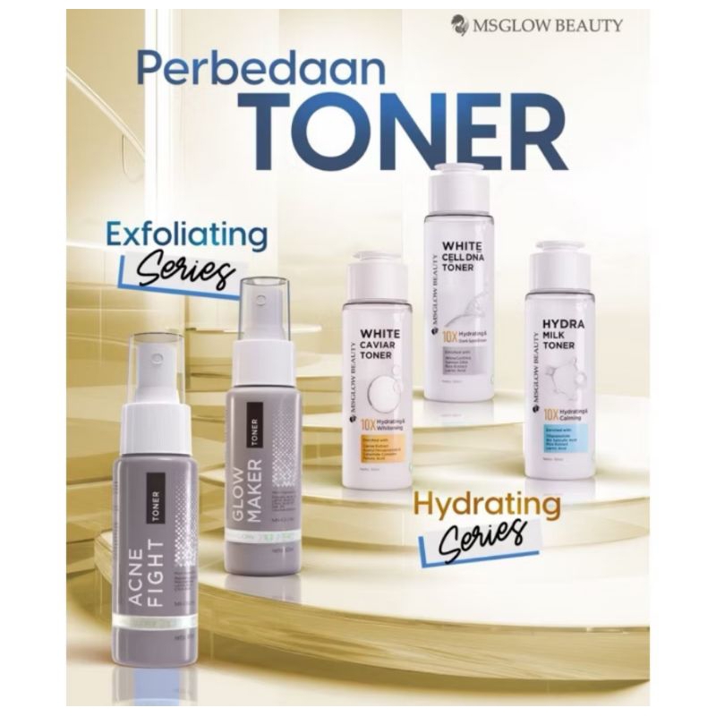 Jual (exp 2026 aktivasi) Original Msglow Toner - glow maker/Acne fight ...