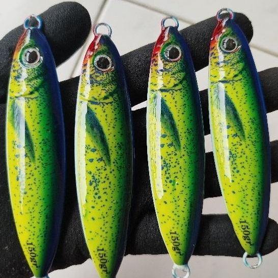 Jual metal jig cold sniper decal motif ikan asli model lemadang 150 ...