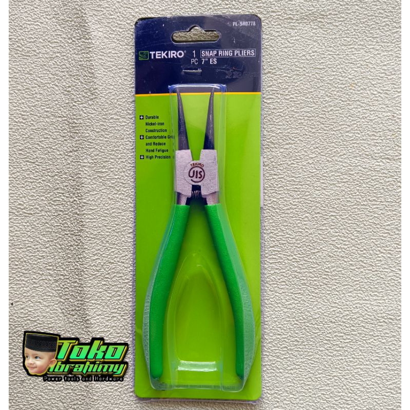 Jual Tekiro Tang Snap Ring 7inch Original Tipe ES SR-0778 (Lurus Buka ...