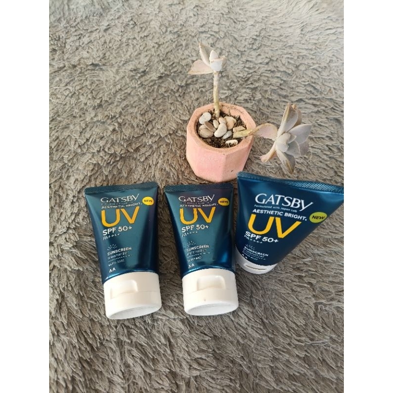 Jual gatsby aesthetic bright sunscreen spf 50+ | Shopee Indonesia